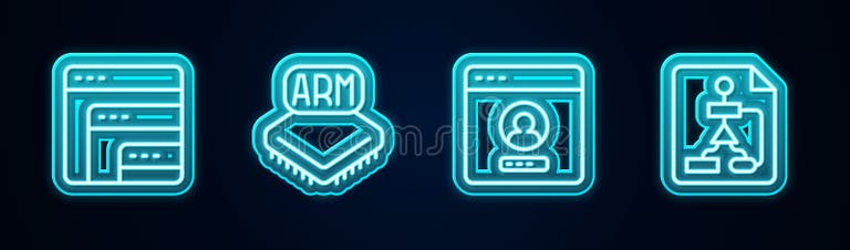 Neon Flowchart Stock Illustrations – 459 Neon Flowchart Stock ...