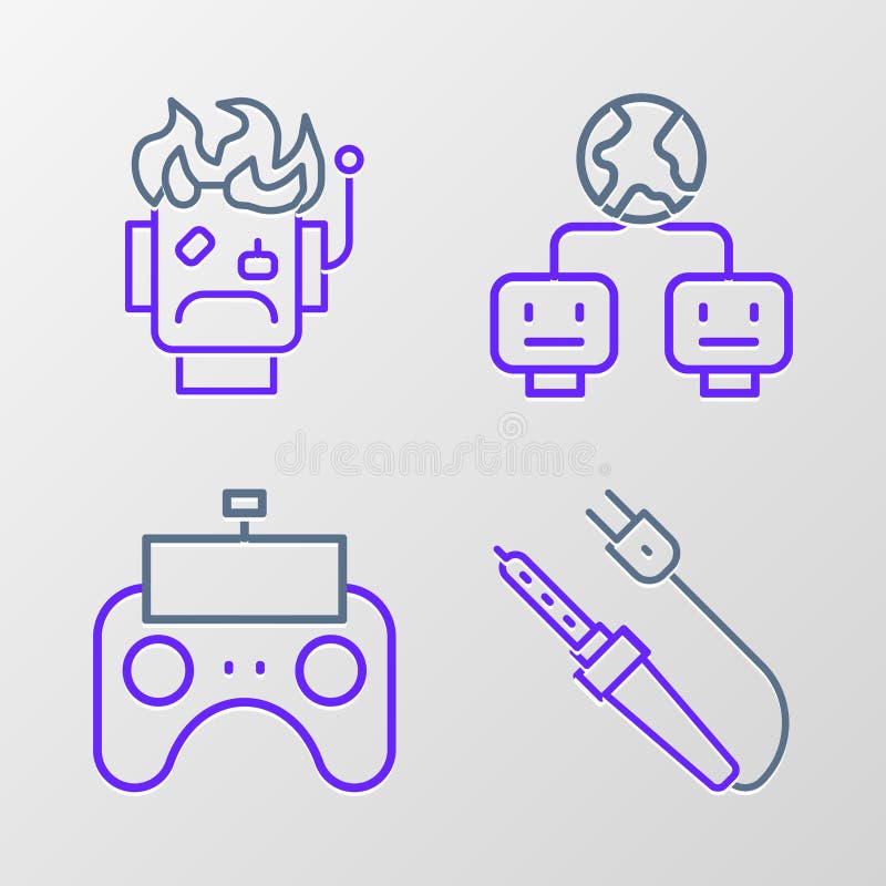 Set Line Soldering Iron, Remote Control, Artificial Intelligence and ...