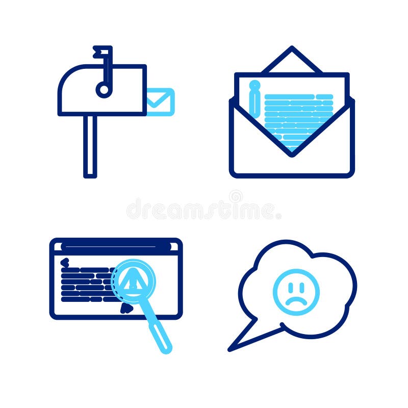 Sad Face Emoticon Mail Envelope Stock Illustrations – 179 Sad Face ...