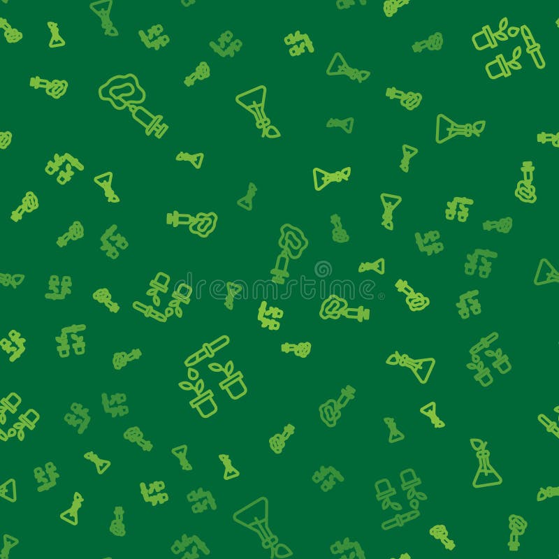 Set Line Syringe, Pipette and Plant and Plant Breeding on Seamless ...