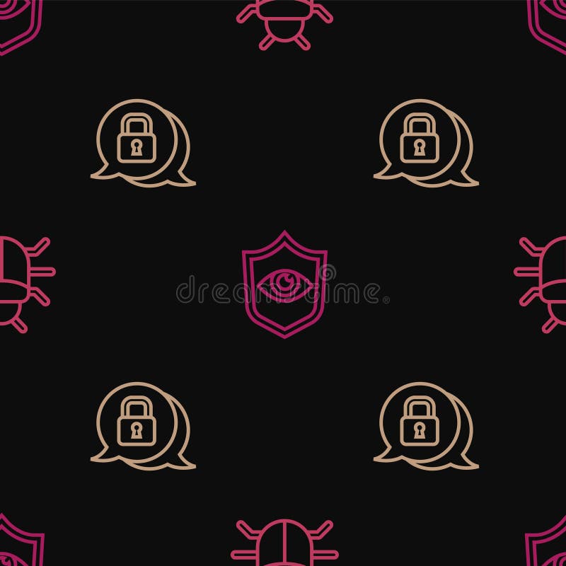 Set Line System Bug, Cyber Security and Shield and Eye on Seamless ... Set Line System Bug, Cyber Security and Shield and Eye on Seamless ...