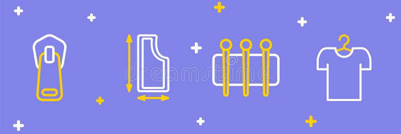 Set Line T-shirt on Hanger, Needle for Sewing, Sewing Pattern and ...