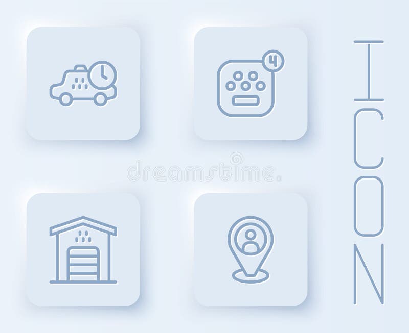 Set Line Taxi Waiting Time, Mobile App, Garage for Taxi Car and Client ... Set Line Taxi Waiting Time, Mobile App, Garage for Taxi Car and Client ...