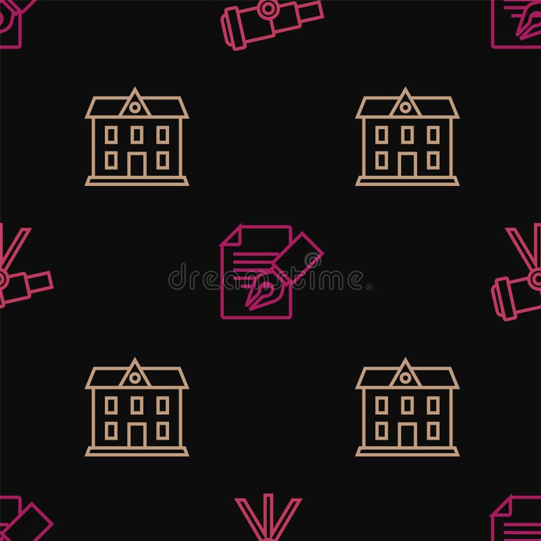 School Building Pattern Stock Illustrations – 5,382 School Building ...