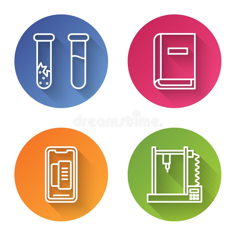 Set Line Test Tube and Flask, User Manual, Smartphone, Mobile Phone and ...