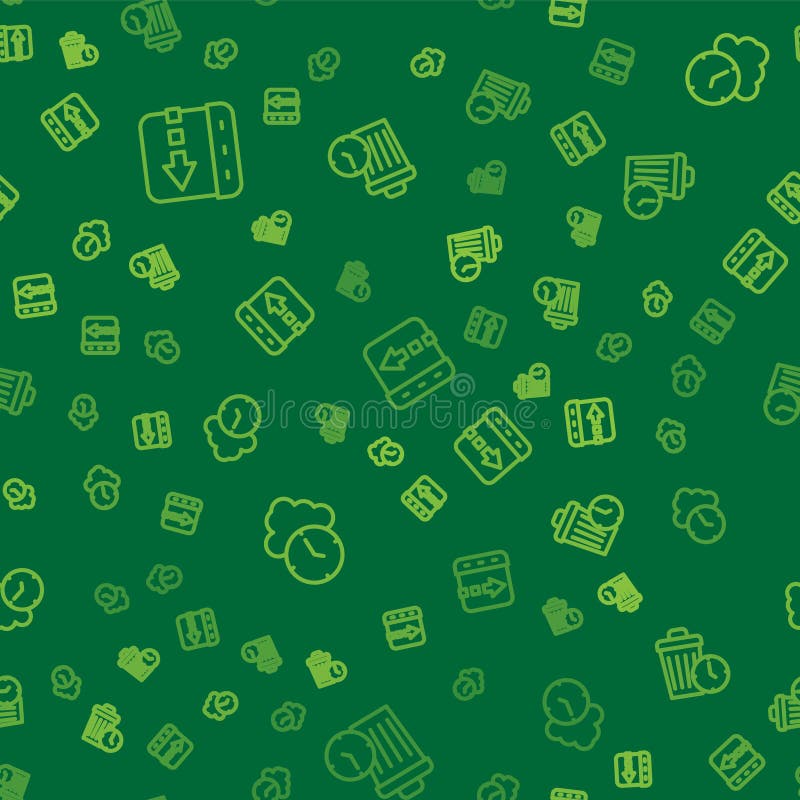 Set Line Time Flies on the Clock, Clock and Waste of Time on Seamless ...