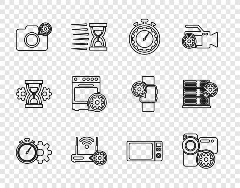 Set Line Time Management Setting, Video Camera, Router and Wi-fi, Photo ... Set Line Time Management Setting, Video Camera, Router and Wi-fi, Photo ...
