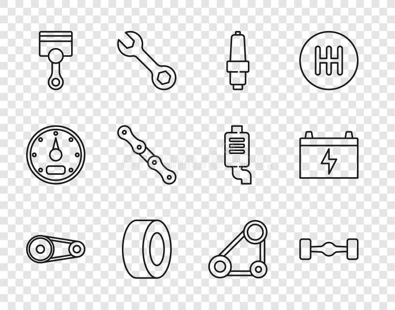 Set Line Timing Belt Kit, Chassis Car, Car Spark Plug, Tire, Engine ...