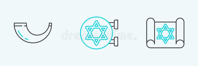 Scroll With The Traditional Prohibitions For Jewish Yom Kippur Vector