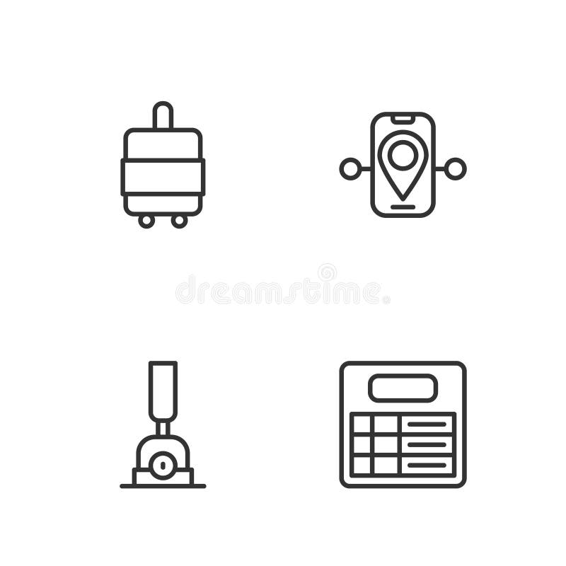 Set Line Train Station Board, Arrow for Switching the Railway, Suitcase ...