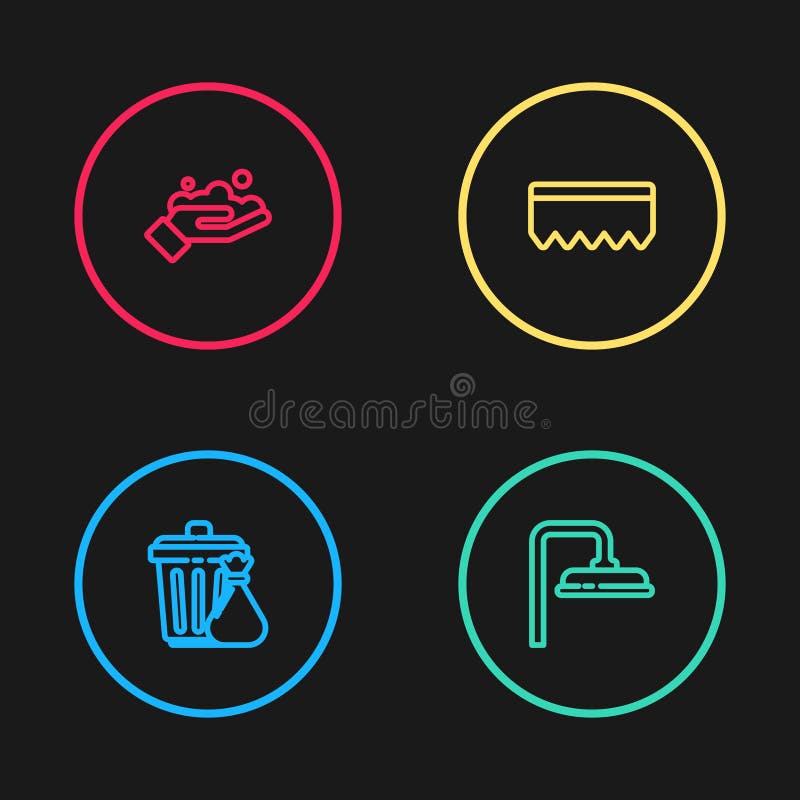 Garbage Bag in Hands Icon. Trash Bag. Vector Stock Illustration. Stock ...