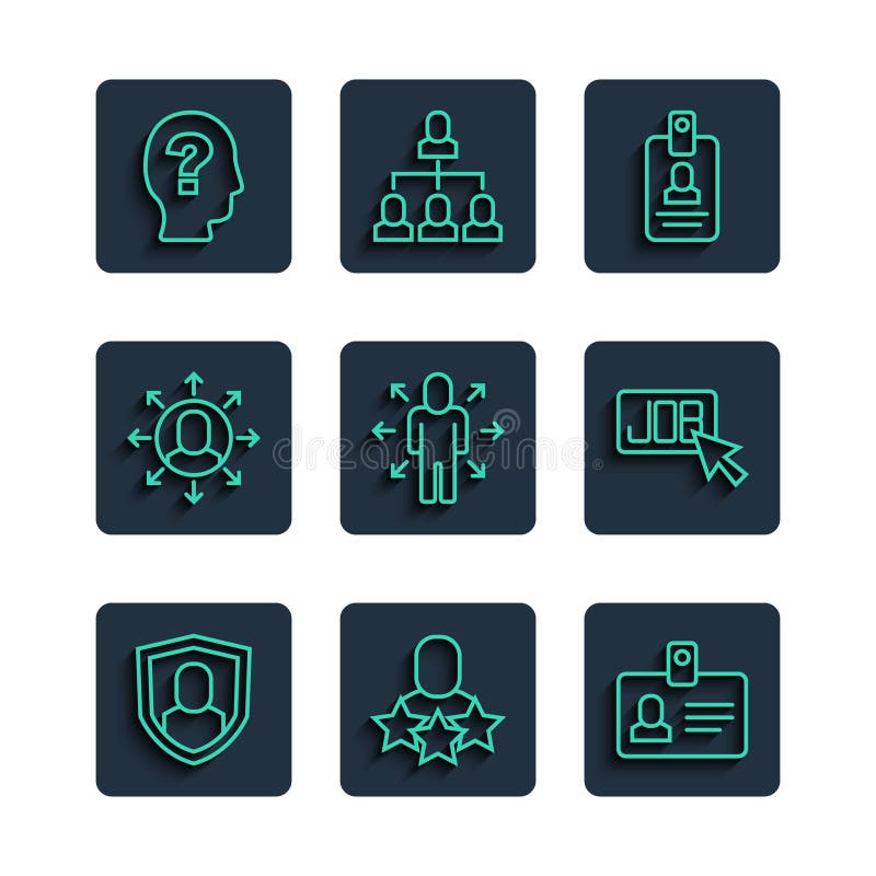 Set Line User Protection, Productive Human, Identification Badge ...