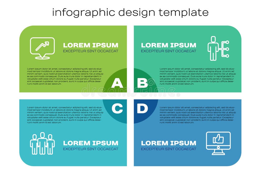Set Line Users Group, Graph, Schedule, Chart, Hand Like and of Man in ...