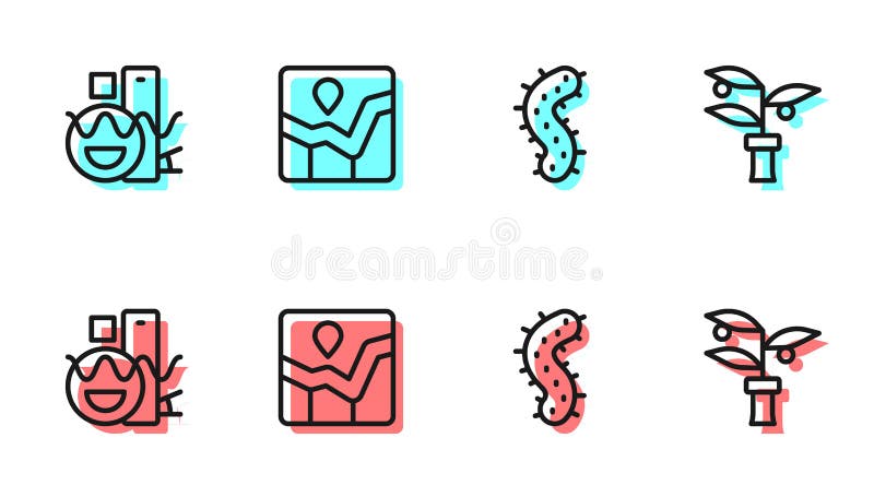 Set Line Virus, Basic Geometric Shapes, Graph Chart Infographic and ...