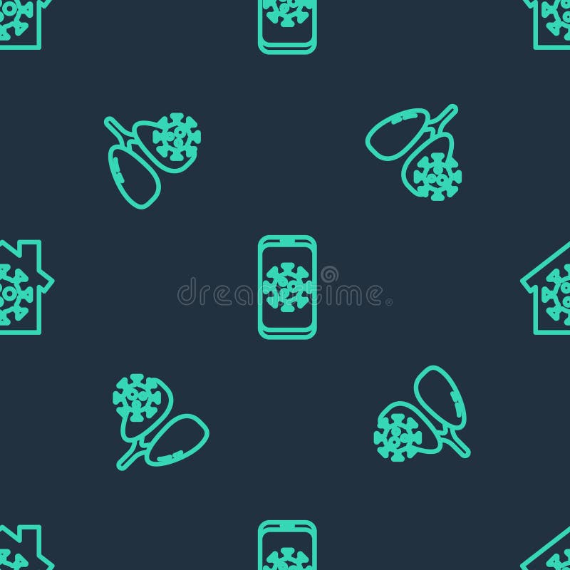 Set Line Virus Statistics on Mobile, Cells in Lung and Stay Home on ...