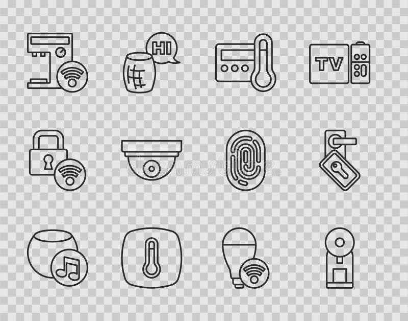 Set Line Voice Assistant, Smart Coffee Machine, Thermostat, Motion ...