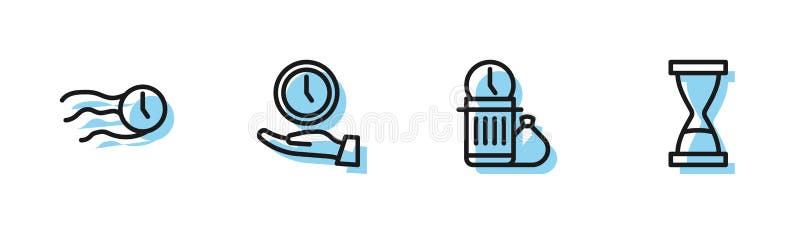 Set Line Waste of Time, Time Flies on the Clock, Clock and Old ...