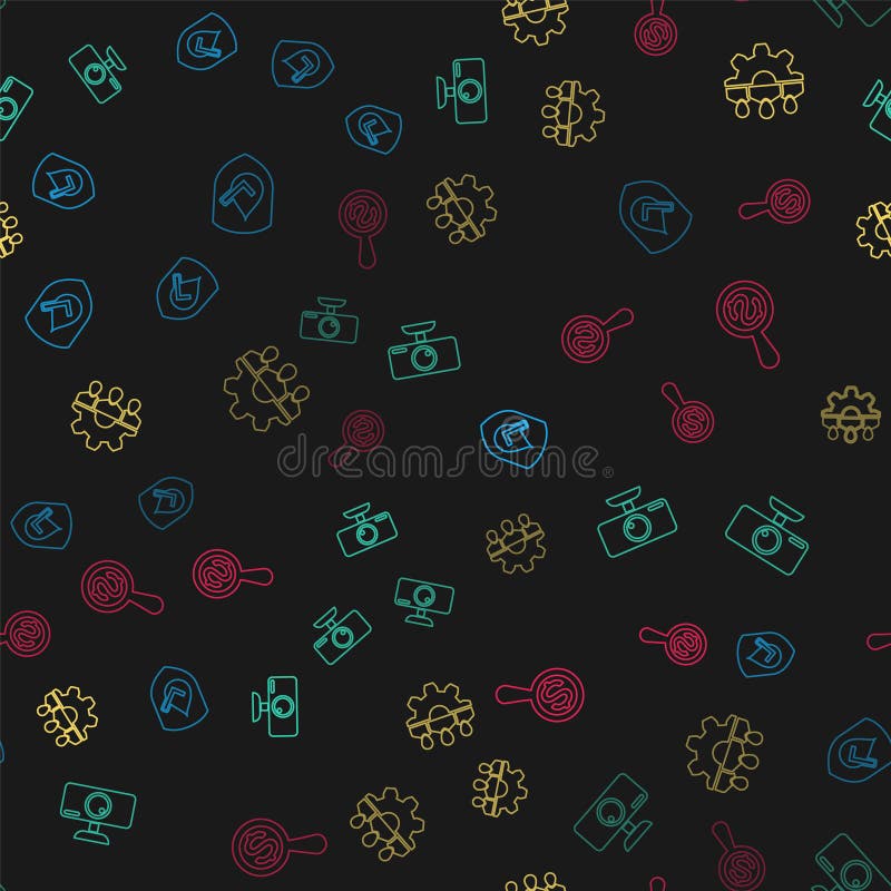 Set Line Waterproof, Car DVR, Project Team Base and Magnifying Glass ...