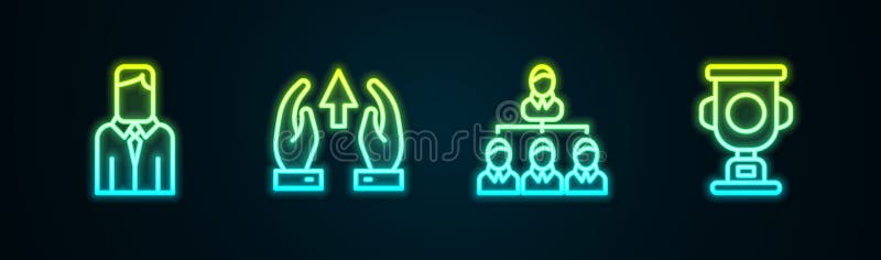 Set Line Worker, Growth Chart and Progress, Hierarchy Organogram and ...