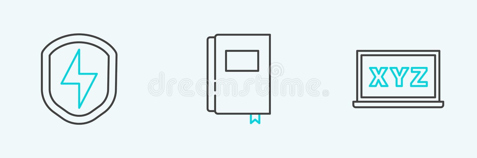 Set Xyz Coordinate System Dna Symbol Electrical Panel Radioactive Location Microscope