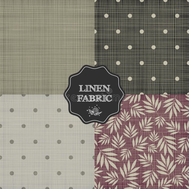 Set of for linen fabric stock vector. Illustration of backdrop - 48883551