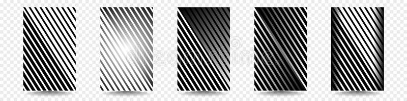 Set of Lines Poster Template. Minimal Vector Covers Design. White ...