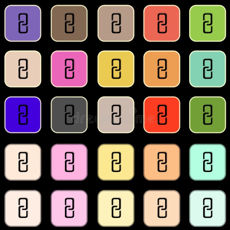 Set of Link Connection Buttons - Internet Website Icons Vector Stock ...