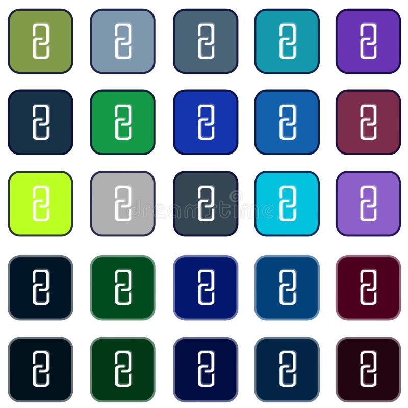 Set of Link Connection Buttons - Internet Website Icons Vector Stock ...