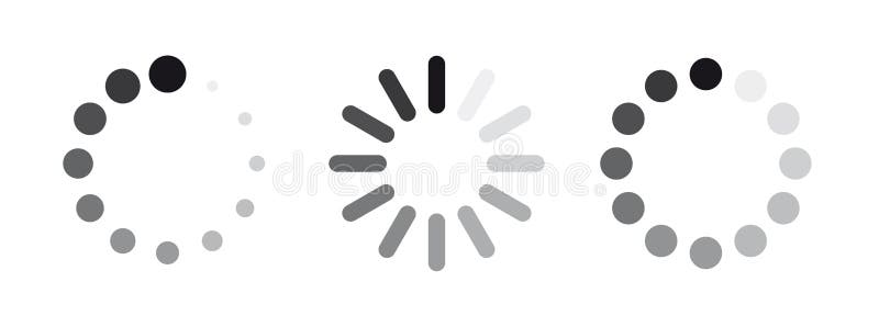 Set Loading Bar Icons. Progress Bar Loading Signs. Collection Loading Status Bar in Different ...