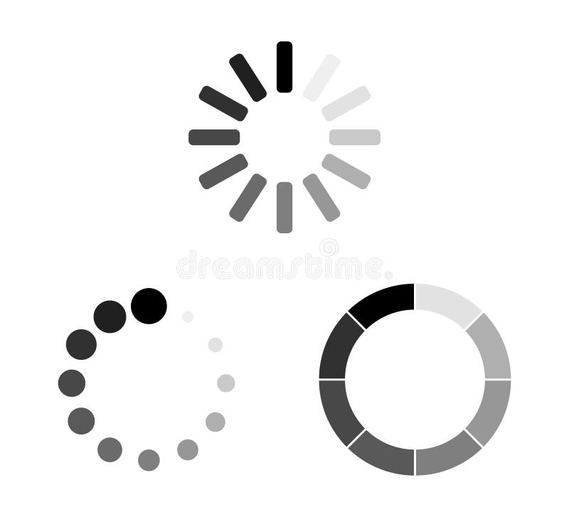 Set of Loading Icons. Load. Load Bar Icons Stock Vector - Illustration ... Set of Loading Icons. Load. Load Bar Icons Stock Vector - Illustration ...
