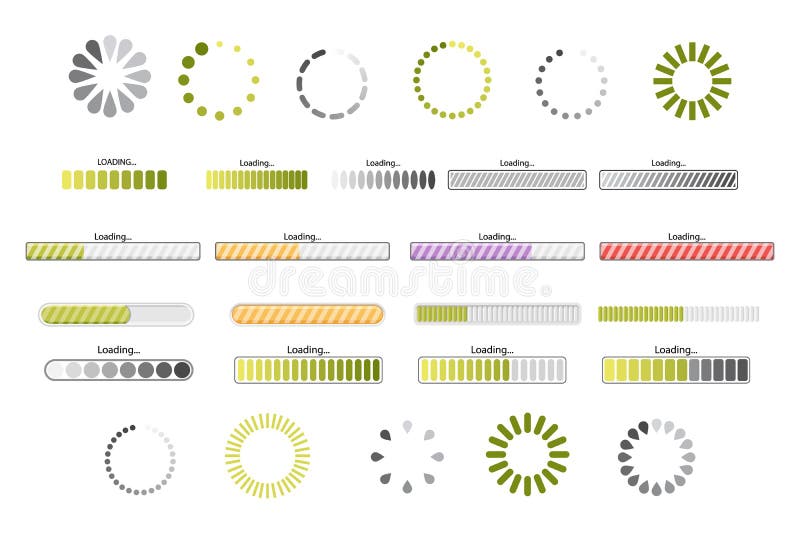 Buffering Bars Stock Illustrations – 84 Buffering Bars Stock ...