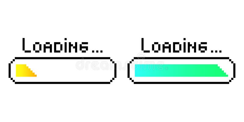 Set Loading Scale. Game Element. Interface Gui. Vector Illustration ...