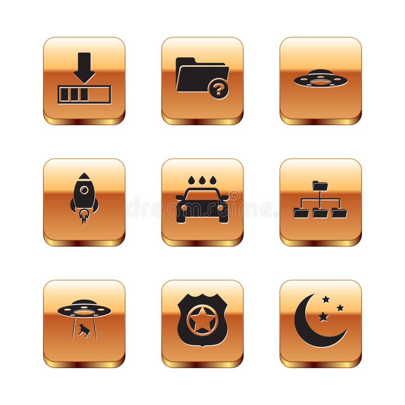 Set Loading, UFO Abducts Cow, Police Badge, Car Wash, Rocket Ship with ... Set Loading, UFO Abducts Cow, Police Badge, Car Wash, Rocket Ship with ...