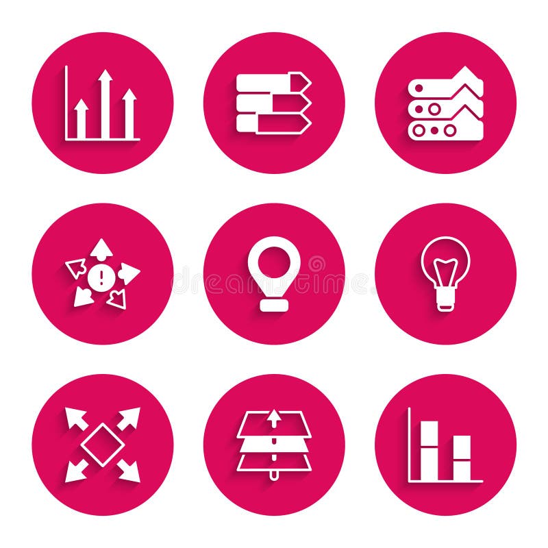 Set Location, Layers, Graph, Chart, Diagram, Light Bulb, Many Ways ...