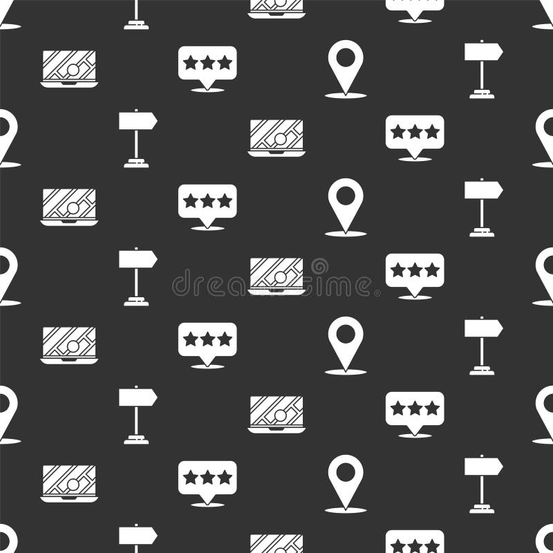 Set Location, Road Traffic Sign, City Map Navigation and Map Pointer ...