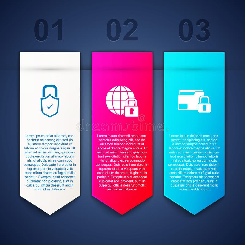 Set Lock and Check Mark, Global Lockdown and Folder. Business ...