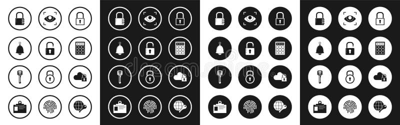 Set Lock, Open Padlock, Ringing Bell, Safe Combination, Password ...