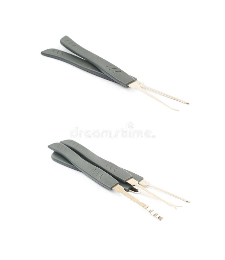 Lock picking tool isolated stock photo. Image of safe - 120813762