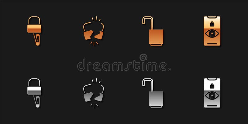 Set Lock Picks for Lock Picking, Broken Cracked, Open Padlock and Eye ...