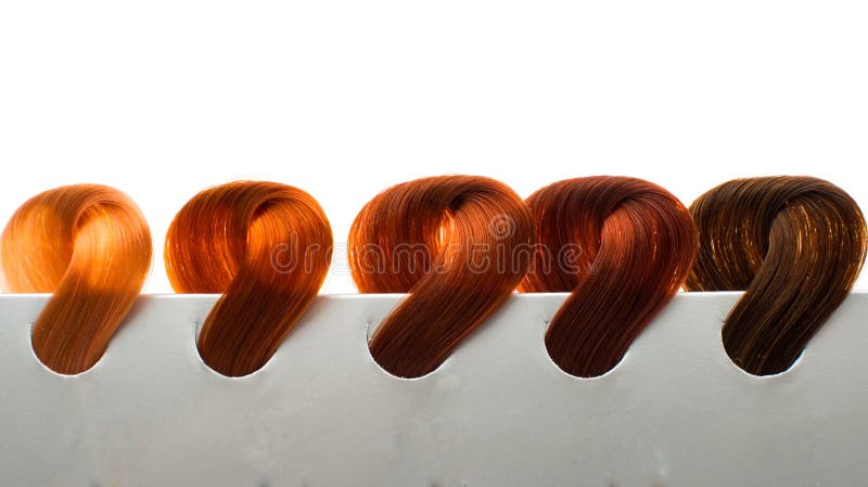 Set of locks of hair stock photo. Image of dark, palette - 57098914