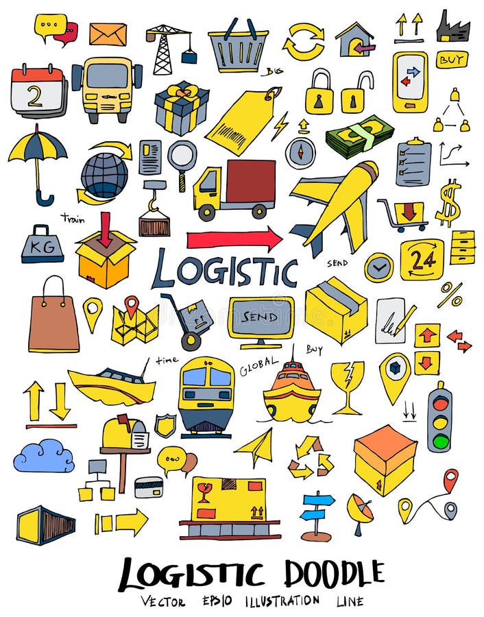 Warehouse Logistic Doodle Stock Illustrations – 278 Warehouse Logistic ...