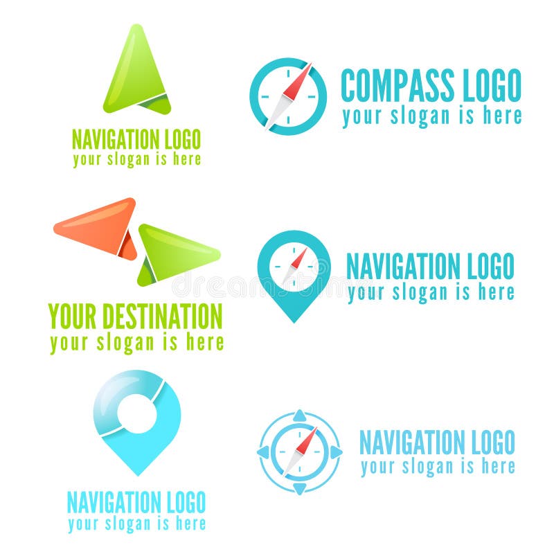 Set of Logo, Badge, Label, Emblem or Logotype Stock Vector ...