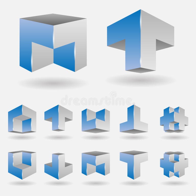 3d Logo Vector Set Stock Illustrations – 50,059 3d Logo Vector Set ...
