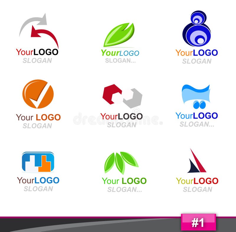 Logo elements stock vector. Illustration of clip, element - 6601200