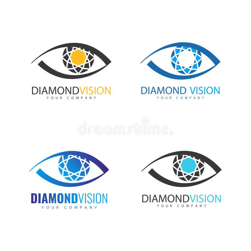 Vision logo design. stock vector. Illustration of color - 154599323