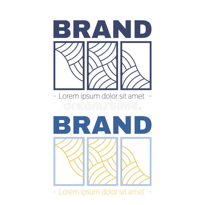 Set of Logo. Vector Iilustration Stock Illustration - Illustration of ...