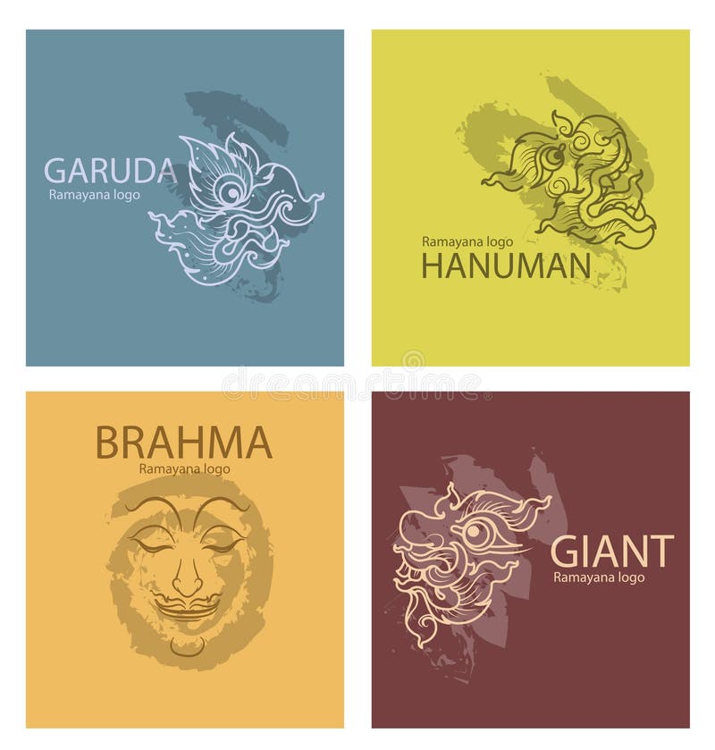 Set characters of Ramayana stock vector. Illustration of king - 76550134