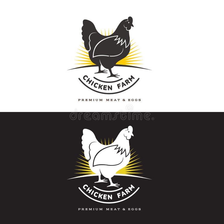 Chicken Logo Broiler Symbol Stock Illustrations – 502 Chicken Logo ...