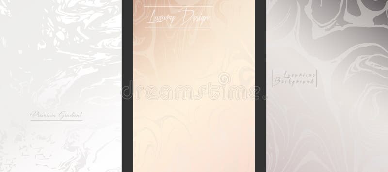 A Set of Luxury Designs. a Collection of Premium Templates Stock Vector ...