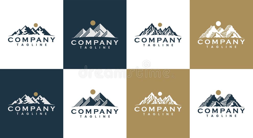 Peak Logo Design Stock Illustrations – 45,574 Peak Logo Design Stock ...